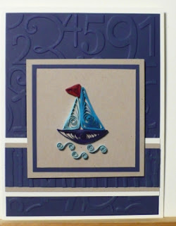 Let's create: Quilled Sail Boat
