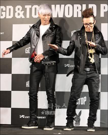 nona ellin's blog: GD & TOP in "HGH HIGH" fashion at World Premiere