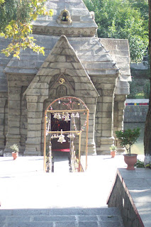 CHINAR SHADE : THE TEMPLE OF PANDRETHAN KASHMIR