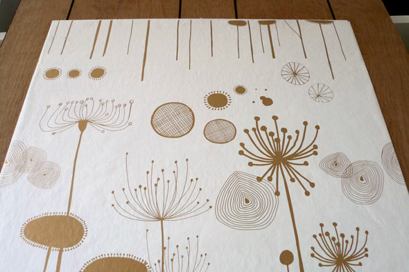 ferm LIVING's clever spaces: Wallpapering Over Wood Paneling