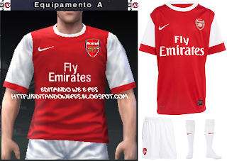 EditorDeJuegos xD: Uniforme Del Arsenal Pes 2011