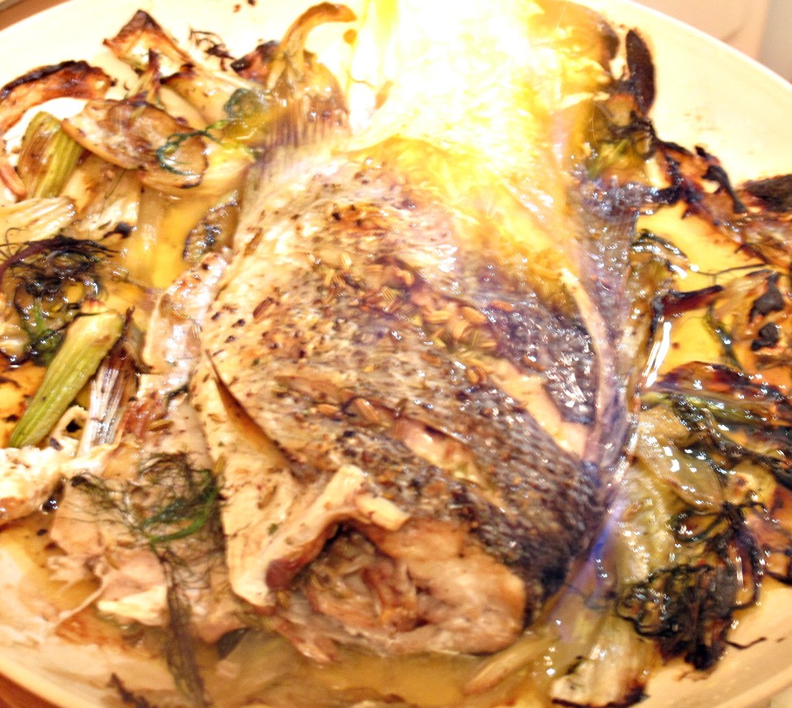 MzTasty's Kitchen, Savor The Flavor: Flambé White Sea Bass with Fresh ...
