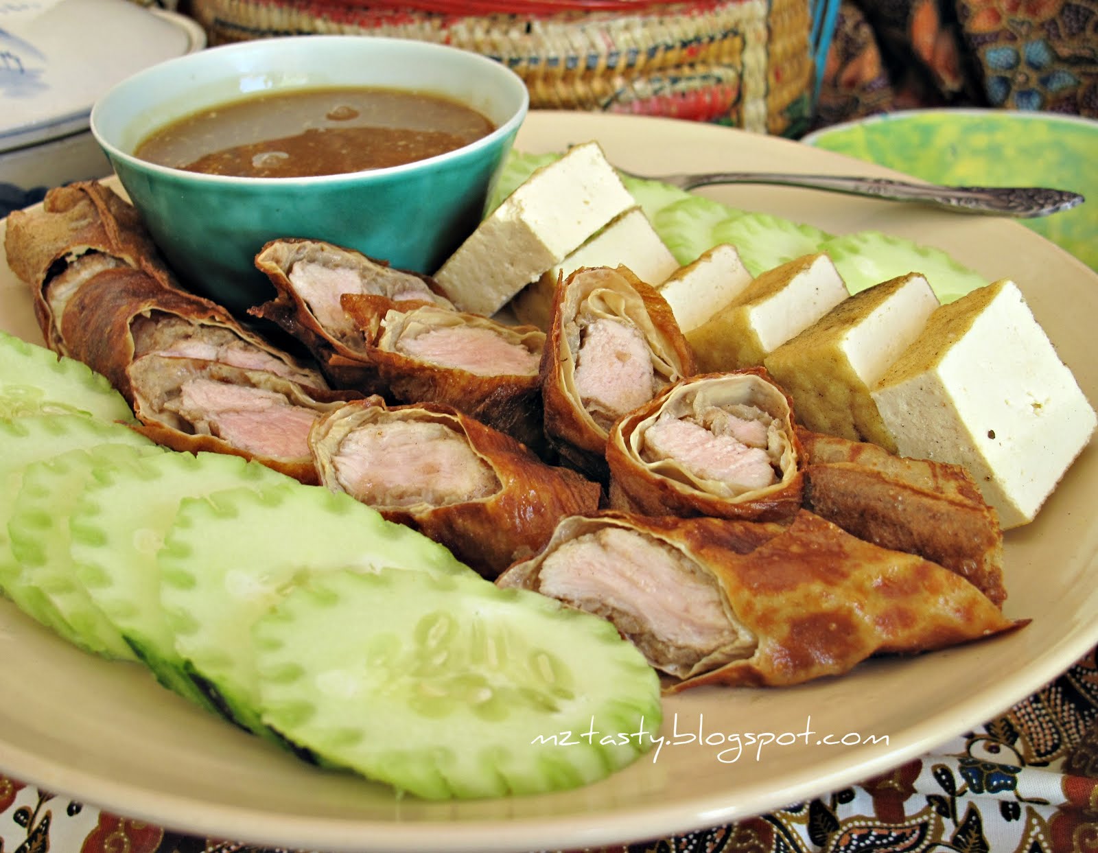 MzTasty's Kitchen, Savor The Flavor: Five-Spice Beancurd Rolls/Lobak