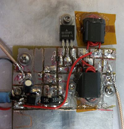 Amateur Radio musings: AN762 Bias test & The beginnings of a 5W driver ...