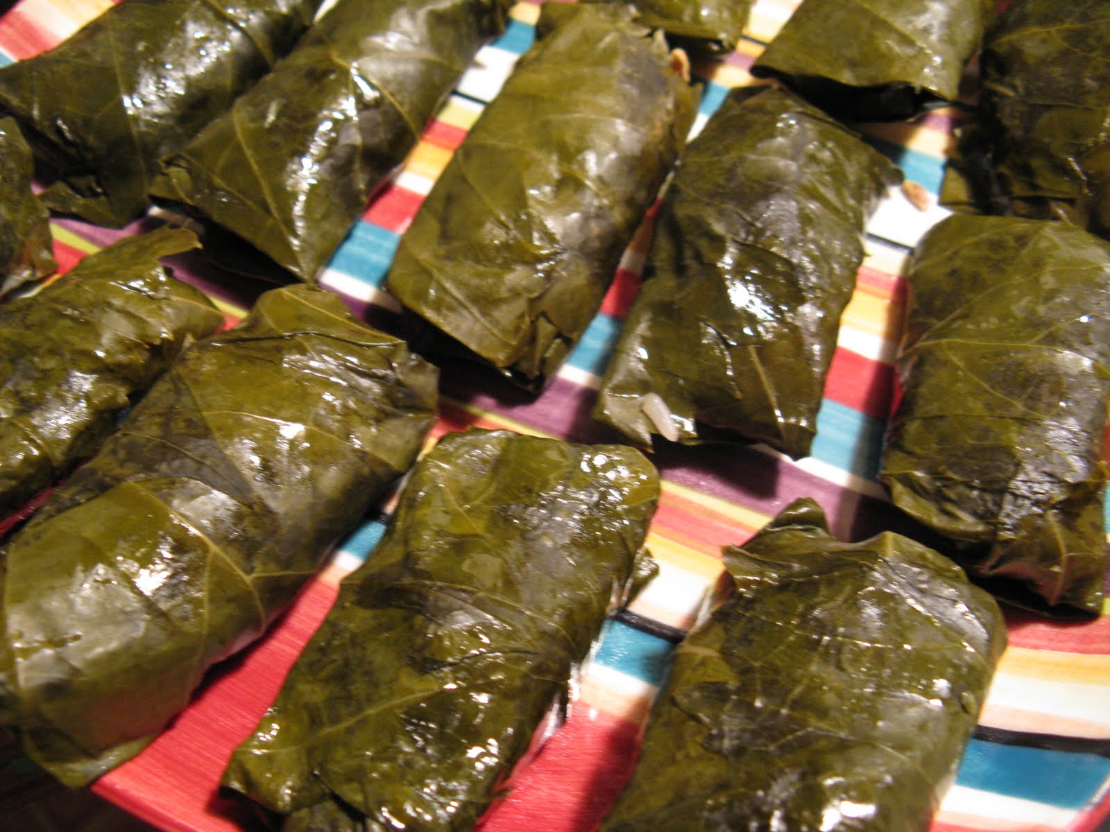 Vegan Eats and Treats!: VeganMoFo: Greek Dolmas and Stuffed Chickpea ...