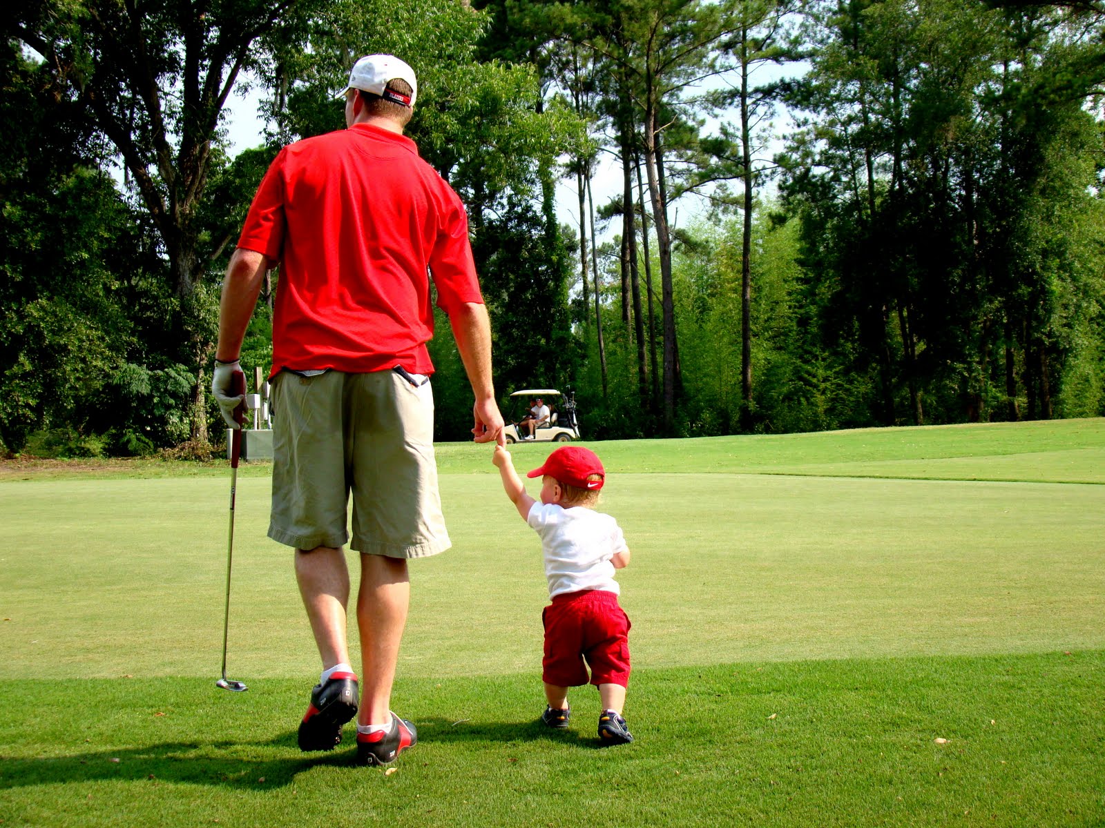 First Family Golf Outing - The Journey of Parenthood...