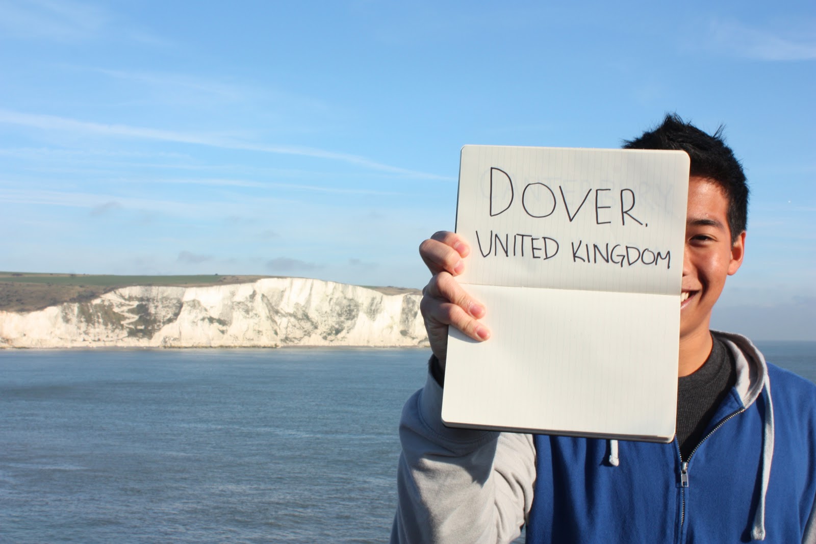 how He loves us: White Cliffs of Dover and France for the Day.
