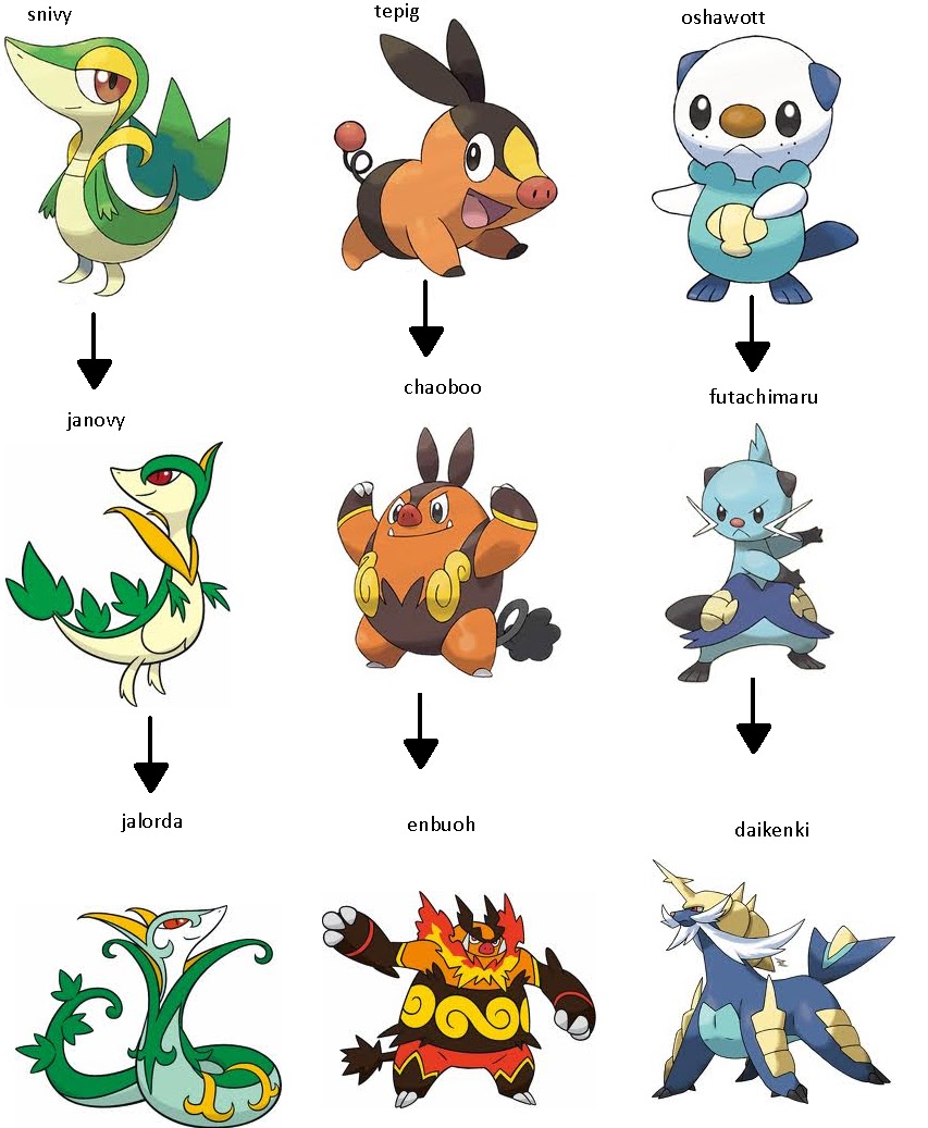 blog de tudo sobre pokemon: Pokemons iniciais