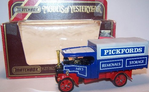 Promotional Model: Matchbox Models of Yesteryear Y-27 1922 Foden Steam ...