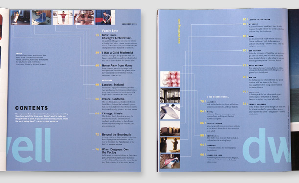 pixellation | a design blog: Some Cool Table of Contents pages