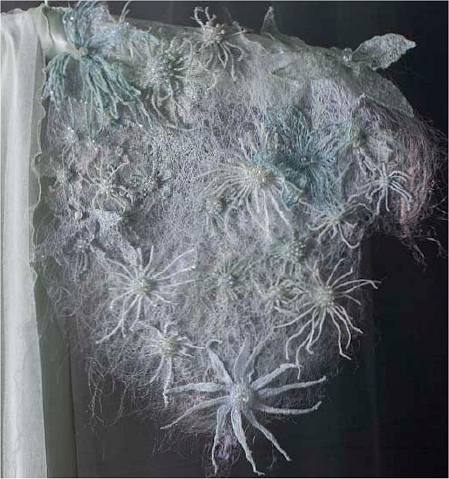 magstitch: Frost, Flowers and Lutradur