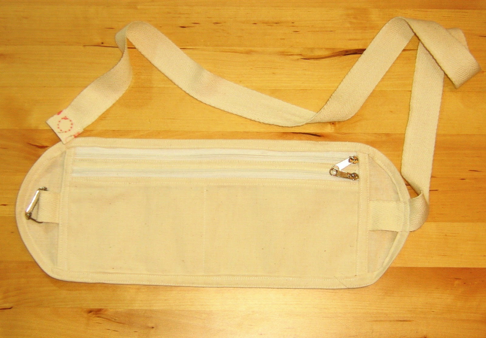 Anything handmade....: Undercover Waist Travel Pouch