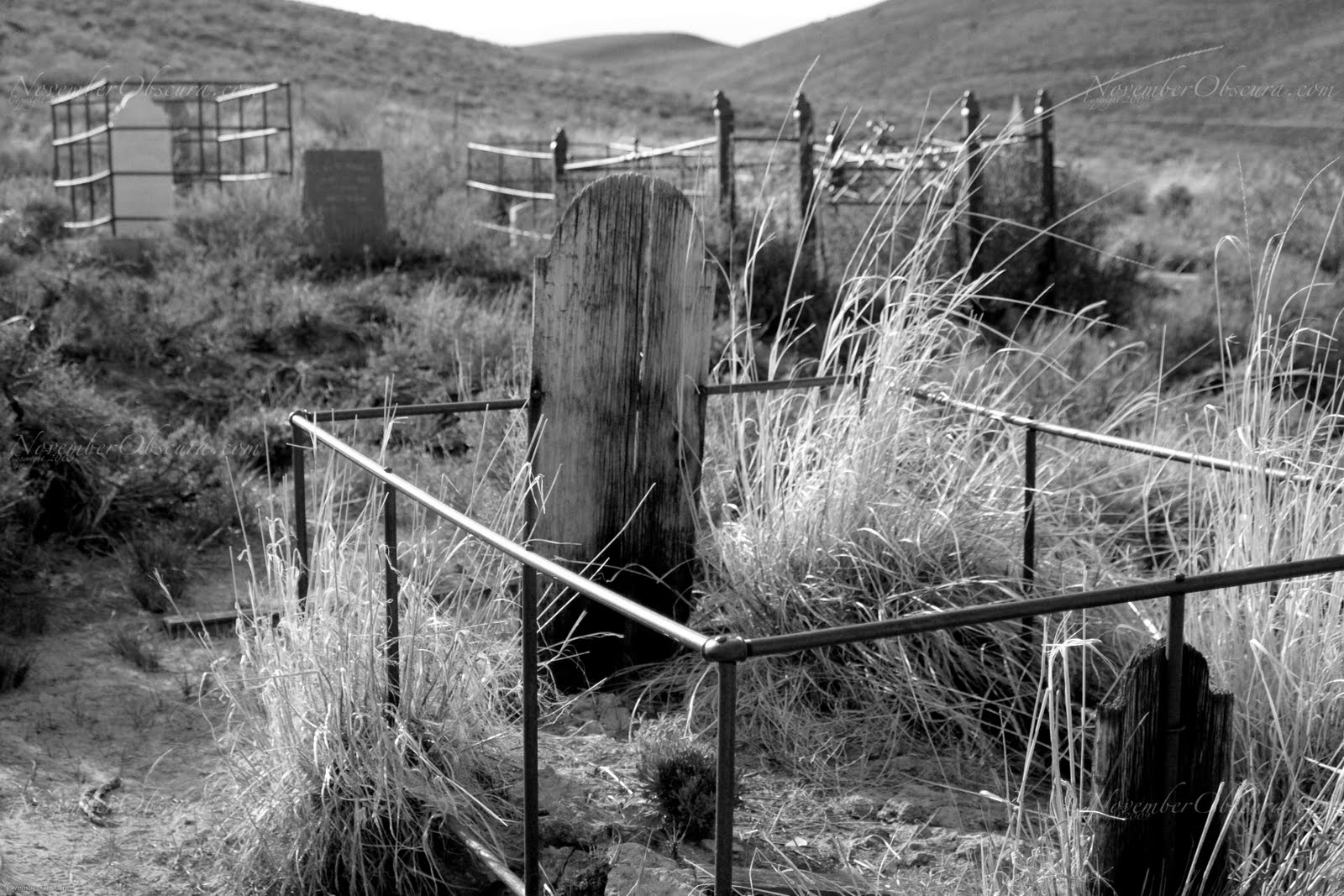 November Obscura: Miners Union Cemetery- Bodie