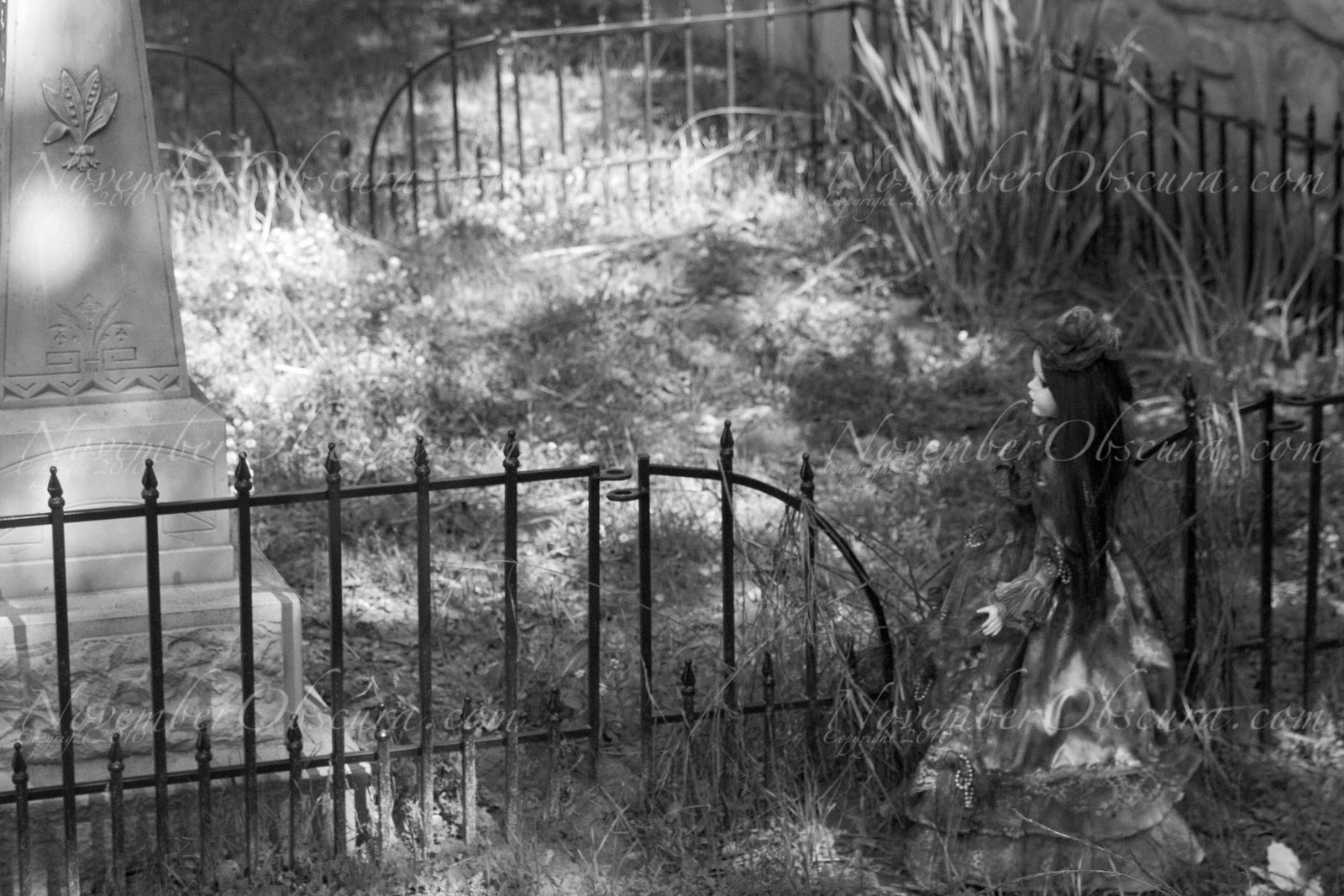 November Obscura Dolls Halloween Visit To An Old Cemetery