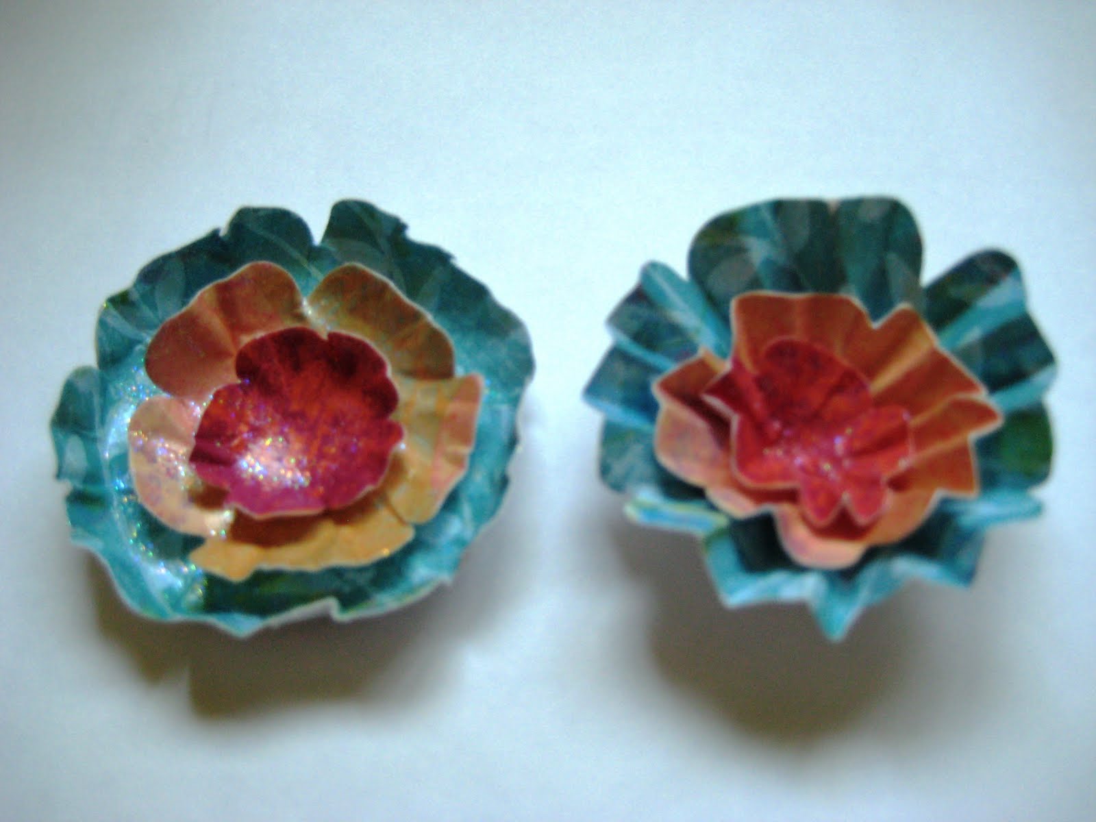 Jo's {paperie on demand} Inc.: Dimensional Paper Flowers with 3D paint