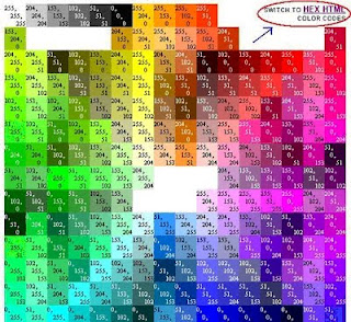 HTML Color Codes - Hex HTML & Decimal RGB | IPTEK-4U