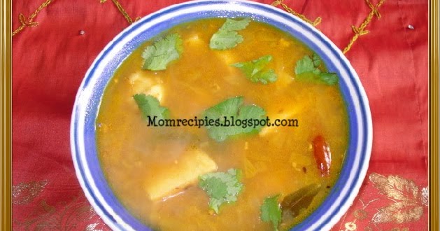 Mom's Recipies: Chamagadda Pulusu (Taro Root Pulusu )