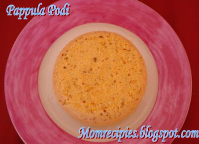 Mom's Recipies: Pappula Podi ~Spicy Roasted Chickpea Powder