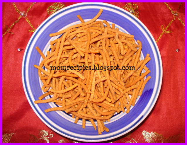 Mom's Recipies: Sev / Omapodi (Sana Karapusa) ~ Diwali Special