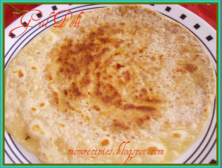 Mom's Recipies: Tilgul Poli / Sankranti Special Gul Poli