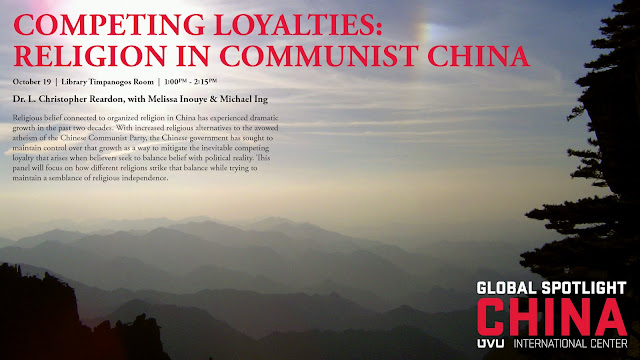 International Events: Competing Loyalties: Religion in Communist China ...