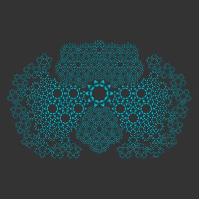 Joe Bartholomew: Girih tiling based on a decagonal fractal