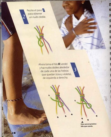 ideei creative: Bratari din ata