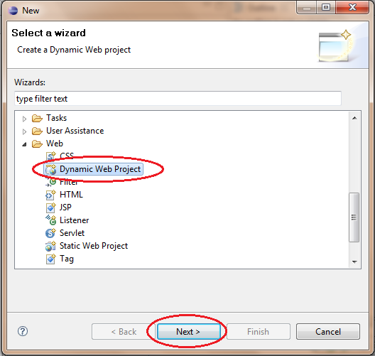 Free Eclipse Encyclopedia How to do: How to create dynamic web project ...