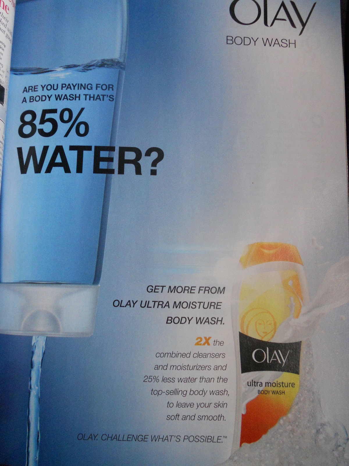 The ad Critic: Olay Body Wash
