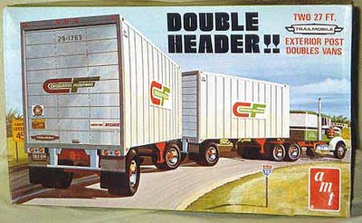 I'm Liking Trucks: Finishing Up The Roadway Trio --- AMT's DOUBLE HEADER