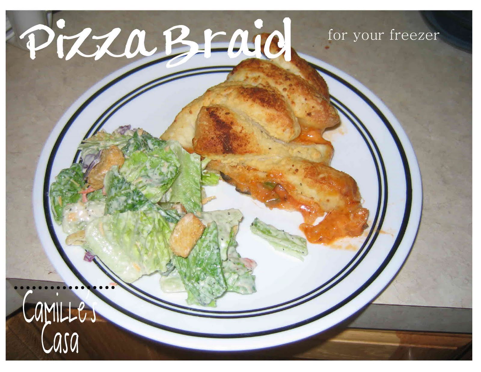 Camille's Casa: Pizza Braid