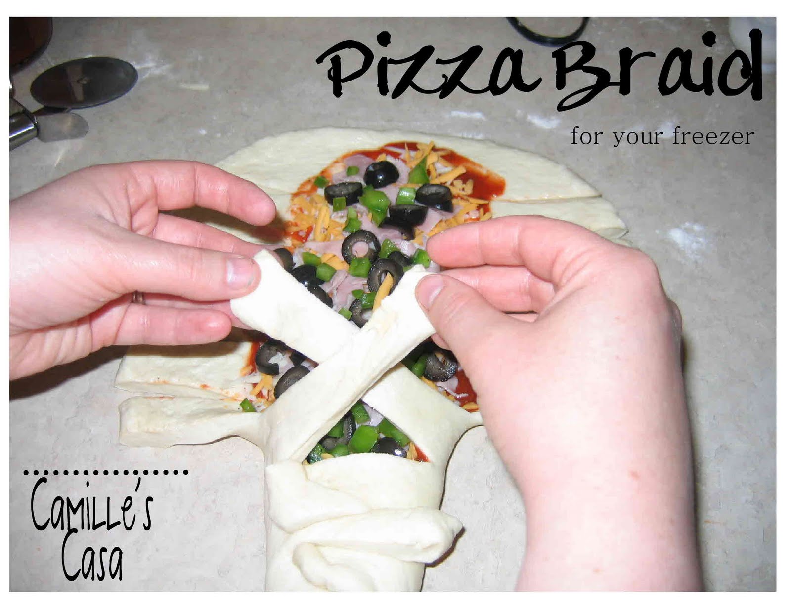 Camille's Casa: Pizza Braid