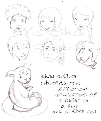 Art Dreams: Character sketches for Children's books