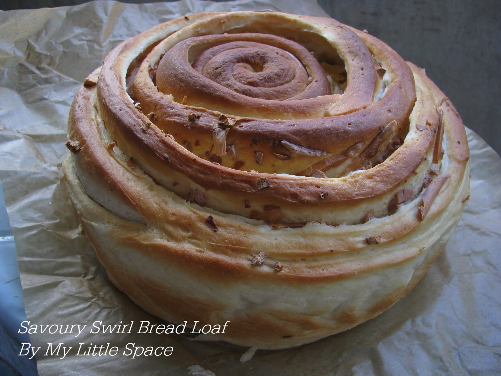 Savoury Swirl Bread Loaf For WBD