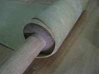 Homemade Green Tea Pasta With Mint Pesto