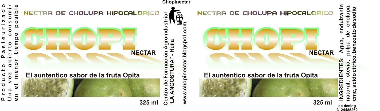 NECTAR DE CHOLUPA HIPOCALORICO