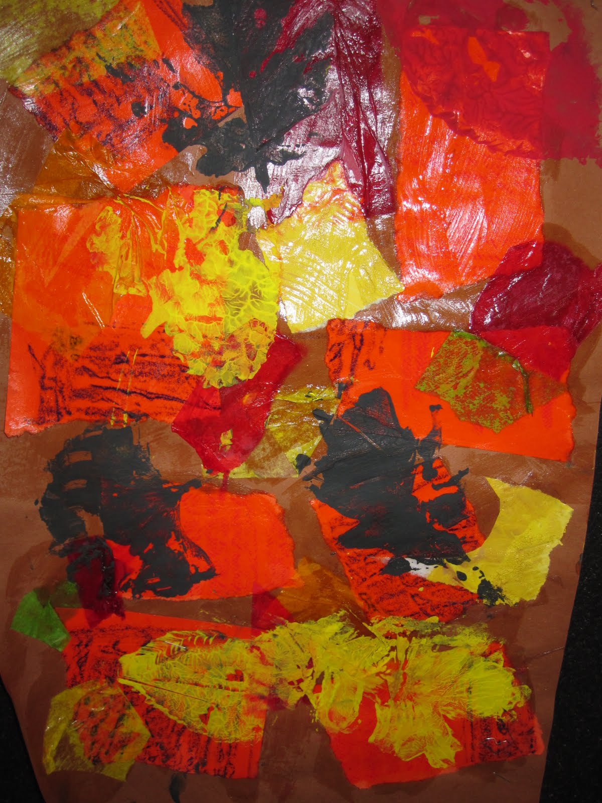 Cogburn Woods Artworks: Kindergarten Texture Prints