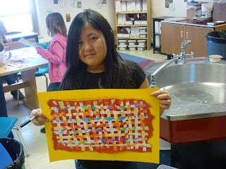 Mrs. Jahner's Art Room: 4th Grade - Warm and Cool Color Weavings