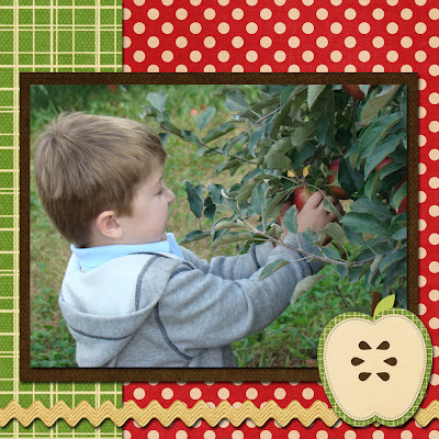 A-Manda Creation: apple picking mini book