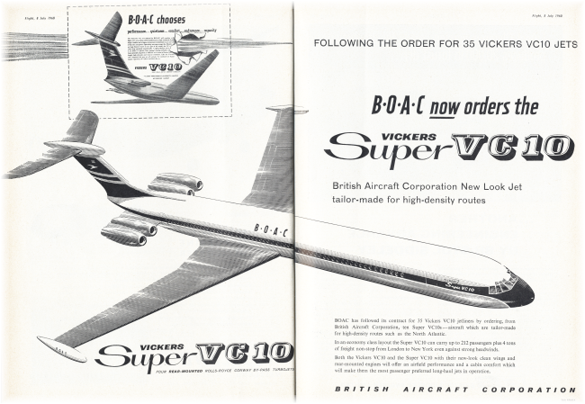 Aircraft Maintenance and Tools: Old Aircraft Spotlight- The Vickers VC-10