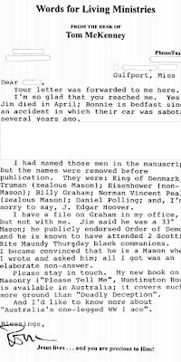 The New Jerusalem Chronicle: The Problem With Billy Graham--Part Two