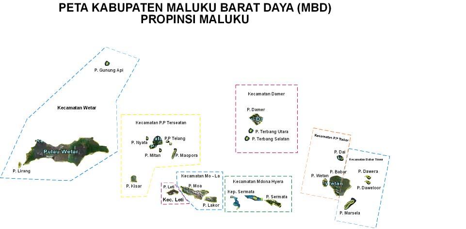 KABUPATEN MALUKU BARAT DAYA: logo kabupaten maluku barat daya dan peta ...