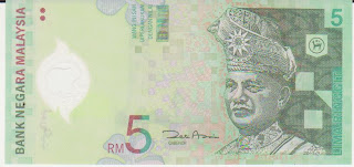 DUIT LAMA & BARANG ANTIK: Siri RM5 Malaysia
