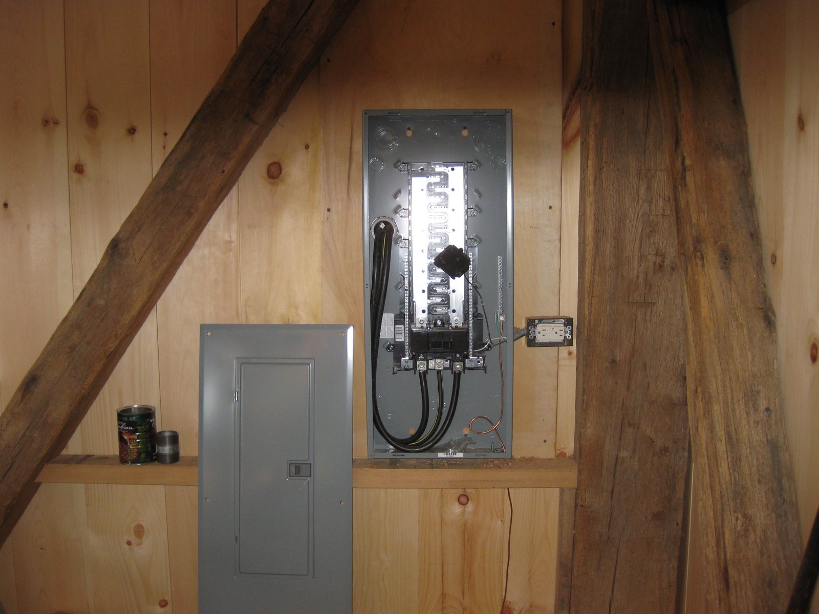 The Beaumont Barn: Rough in Electric