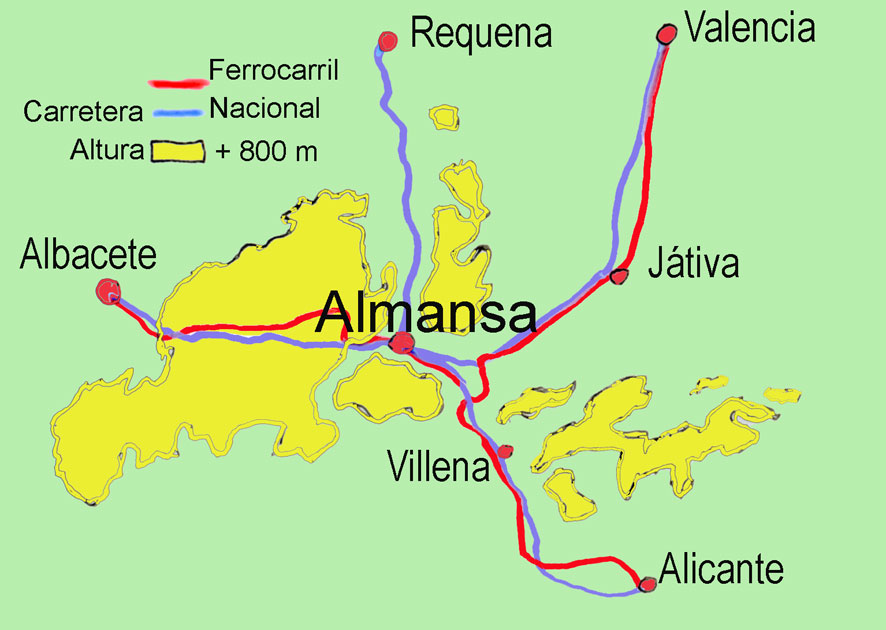 Albacete: Geografía General: TEMA 12: EL ALTIPLANO DE ALMANSA