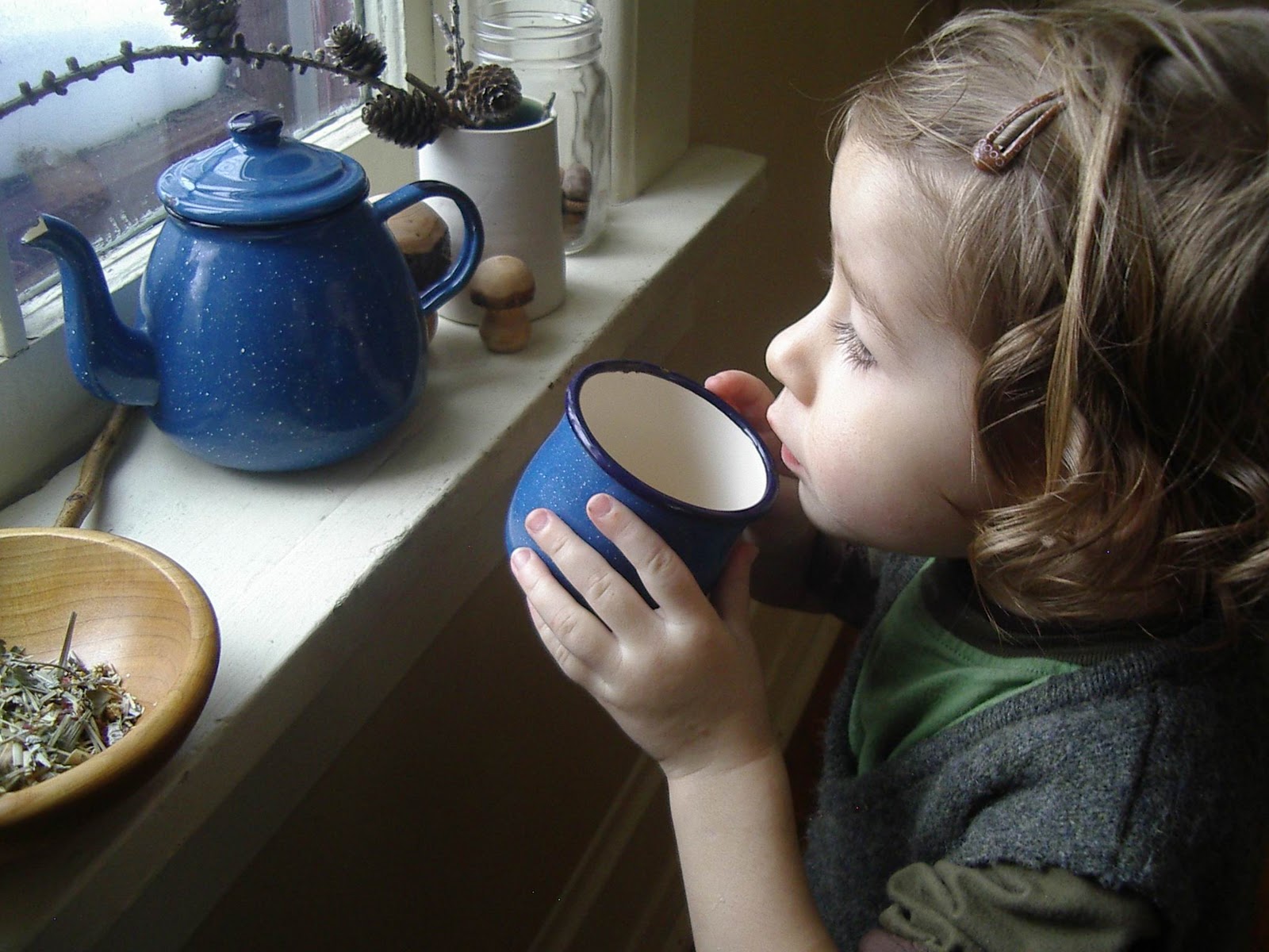 Little City Farm: Calcium rich tea for kids!