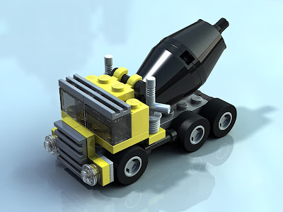 onetwobrick12: LEGO set database: set database: 7876 mini cement truck