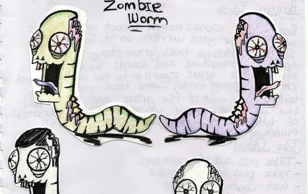 Zombieworm: Zombie Worm Illustrations