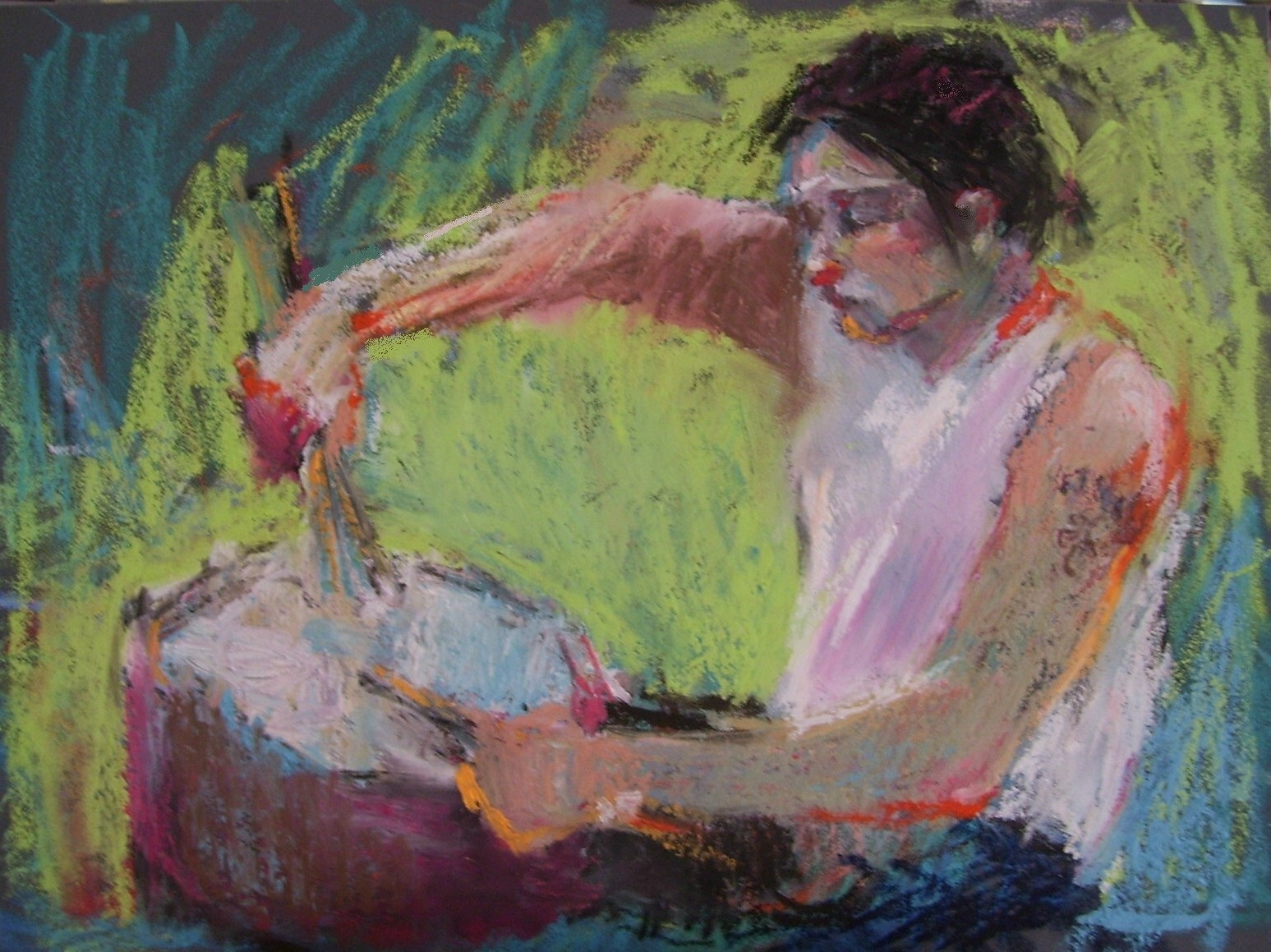 Connie Chadwell's Hackberry Street Studio: Drummer Boy - original oil ...