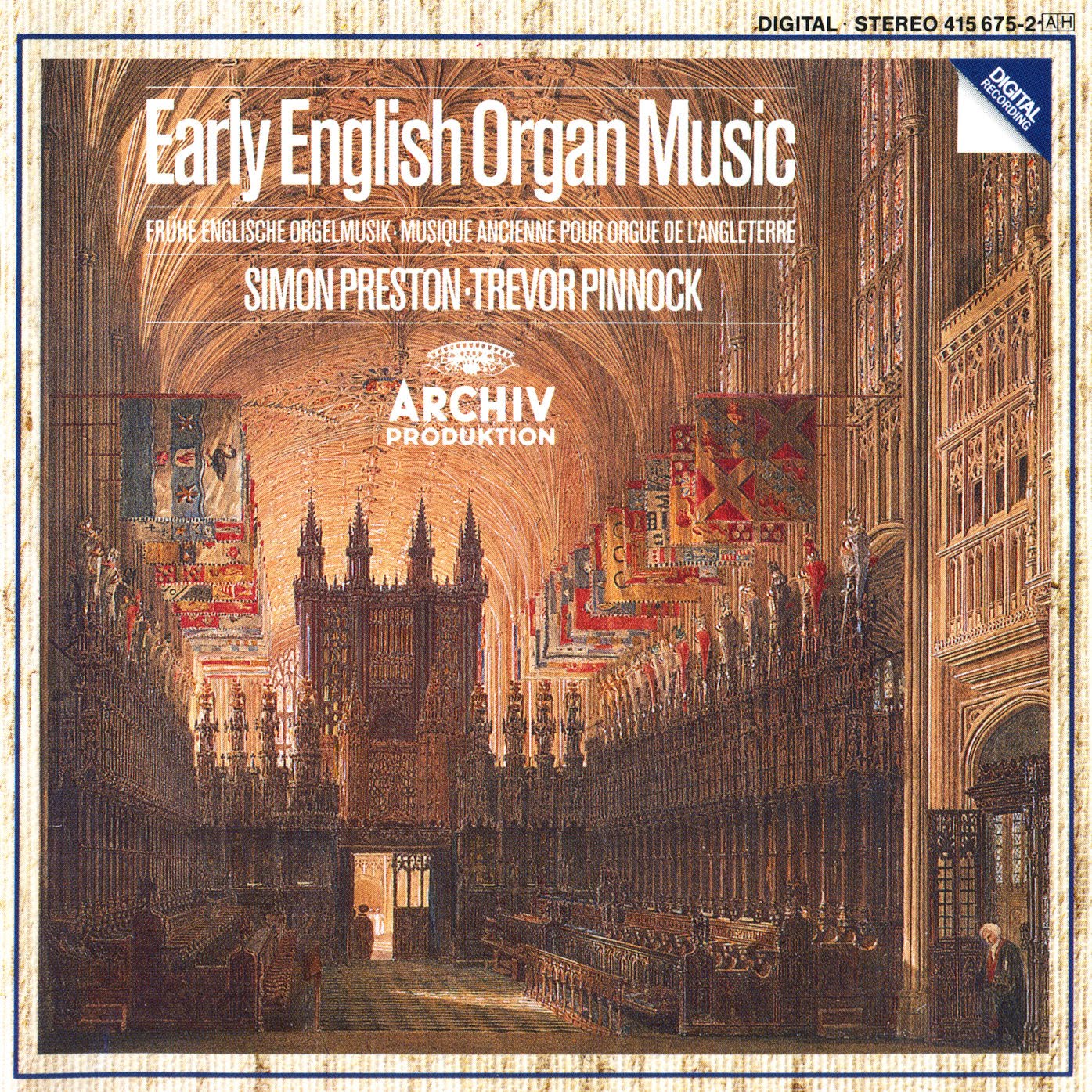 Early English Organ Music - Simon Preston, Trevor Pinnock - jewish-music